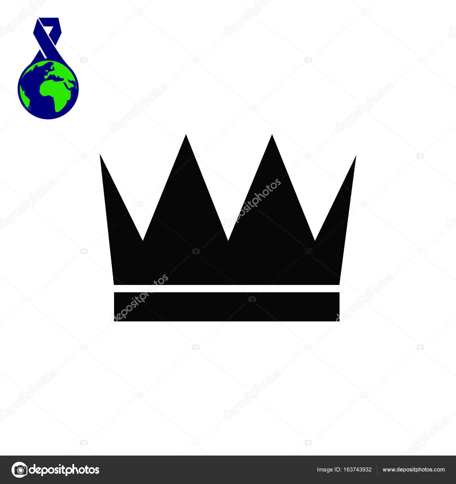 Crown web icon Stock Vector by ©SimVA 163743932