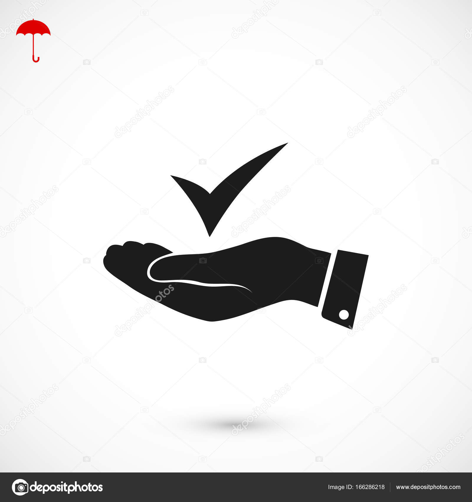 Confirm sign icon Stock Vector by ©SimVA 166286218