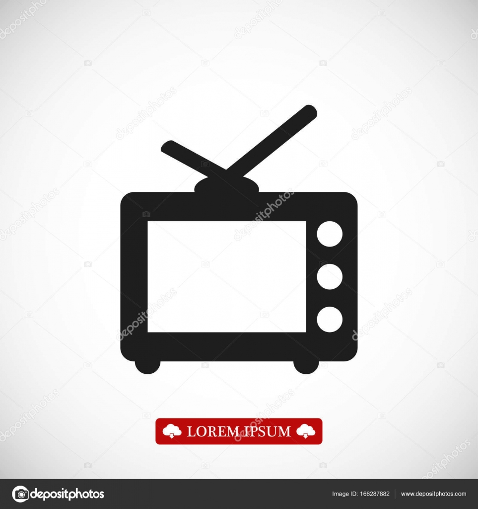 TV sign icon Stock Vector Image by ©SimVA #166287882