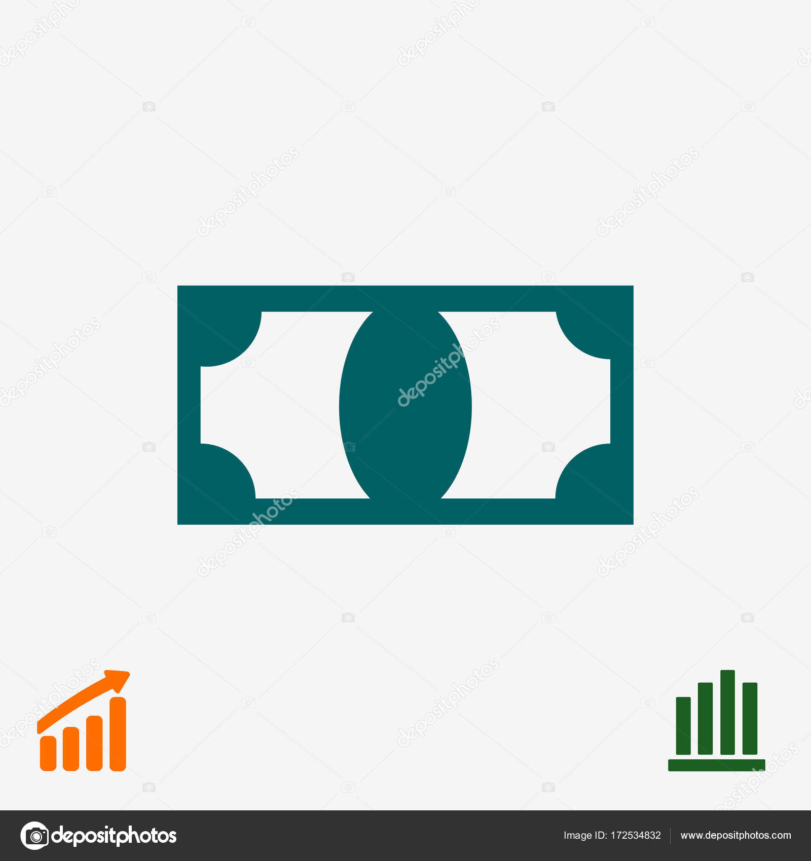 Money sign icon ⬇ Vector Image by © SimVA | Vector Stock 172534832