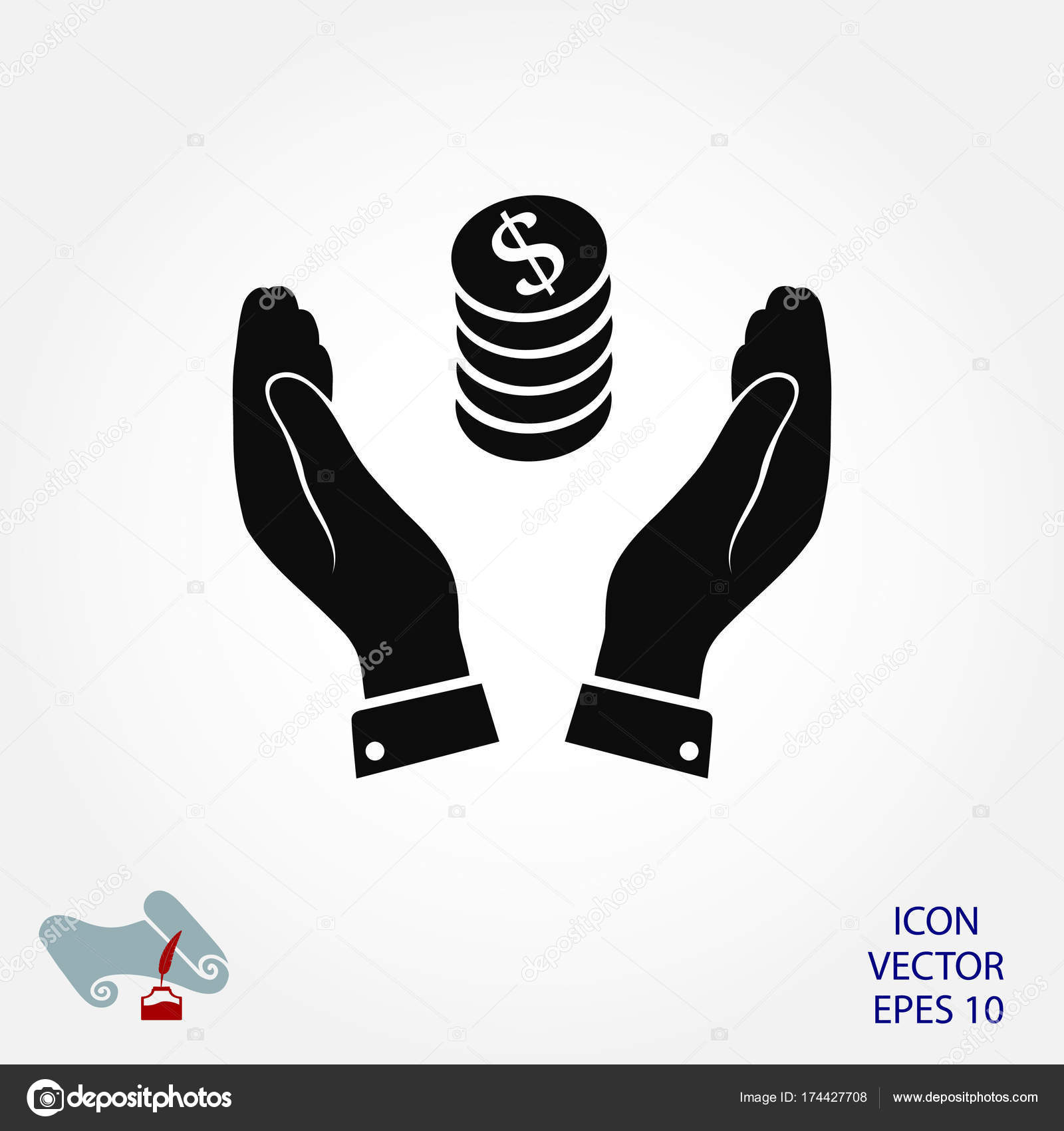 Money sign icon Stock Vector Image by ©SimVA #174427708