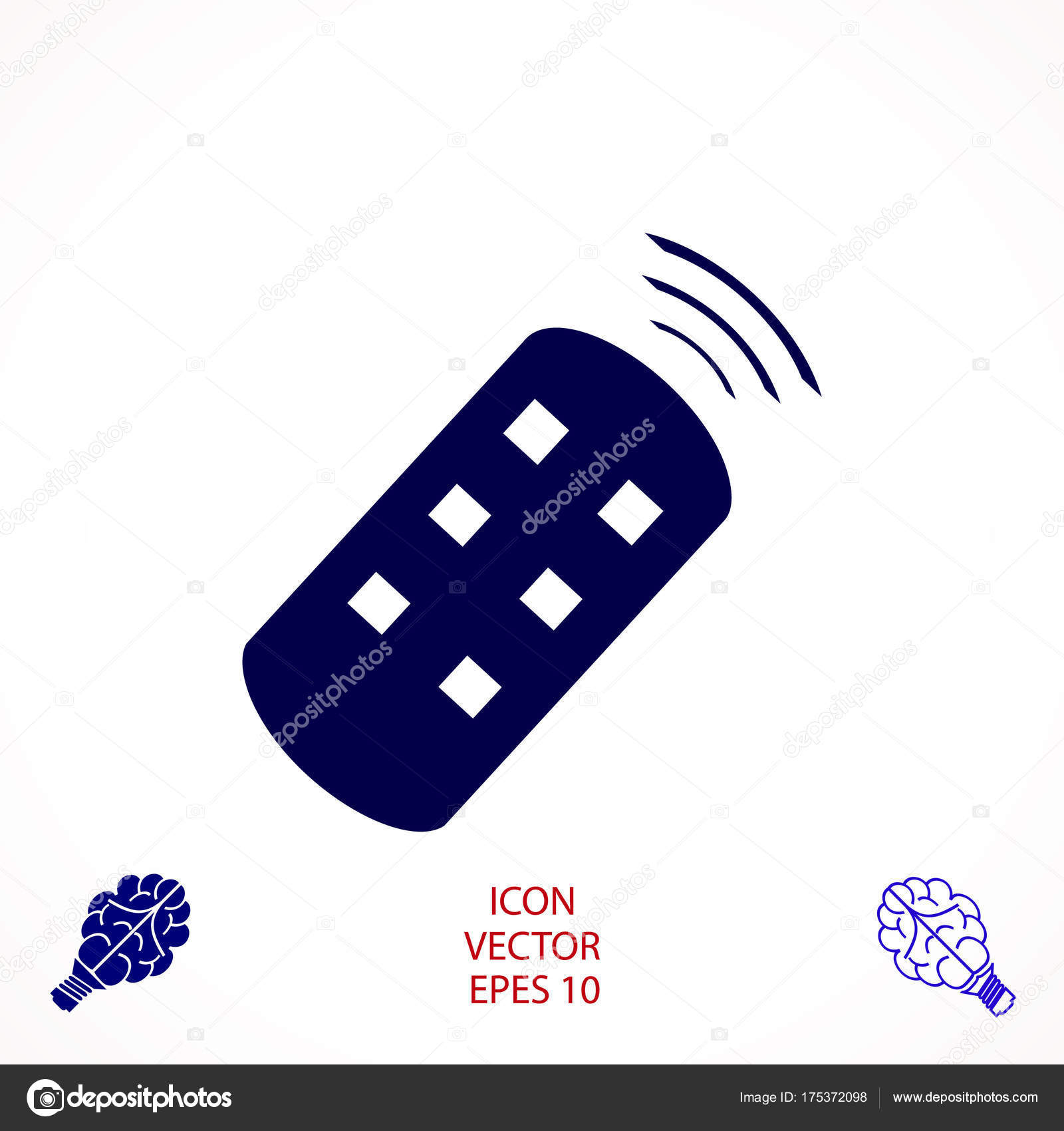 Remote Control Icon Vector Best Flat Icon Eps Stock Vector by ©SimVA ...