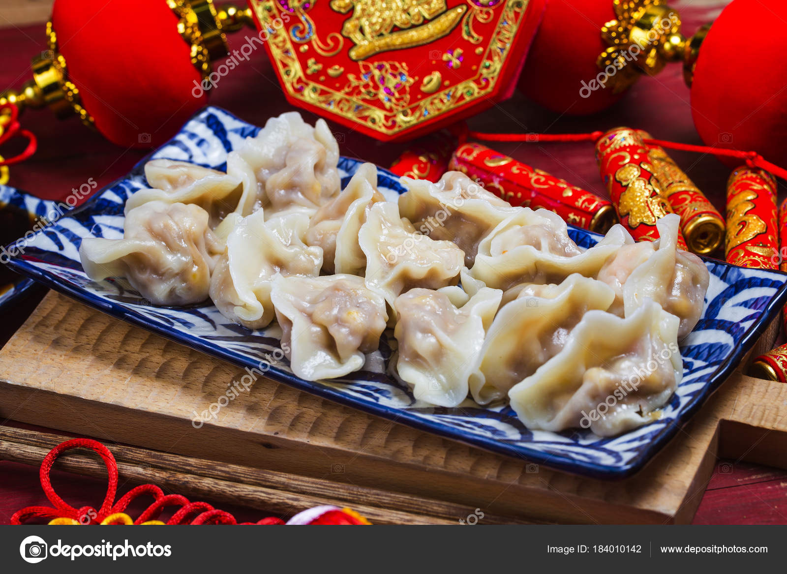 Chinese New Year Food Dumplings