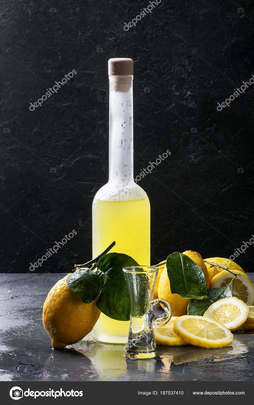 Home made Limoncello Stock Photo by ©Feirlight 187537410