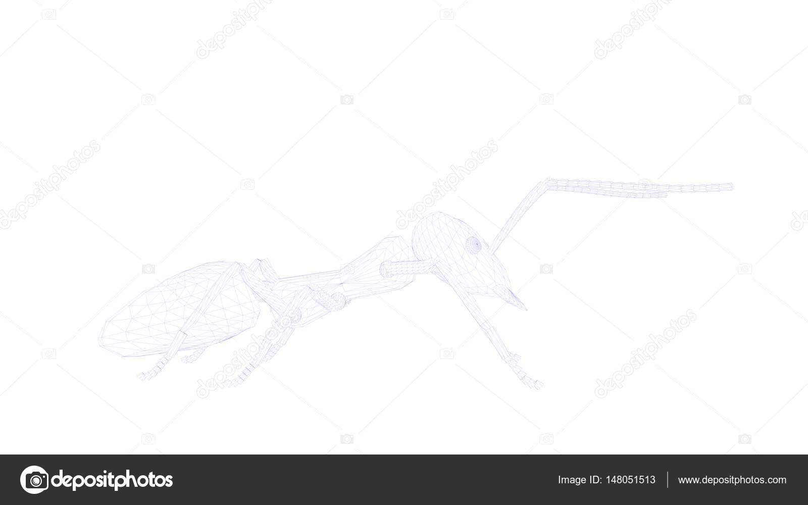 3d rendering of an outlined object — Stock Photo © fares139.hotmail.com ...