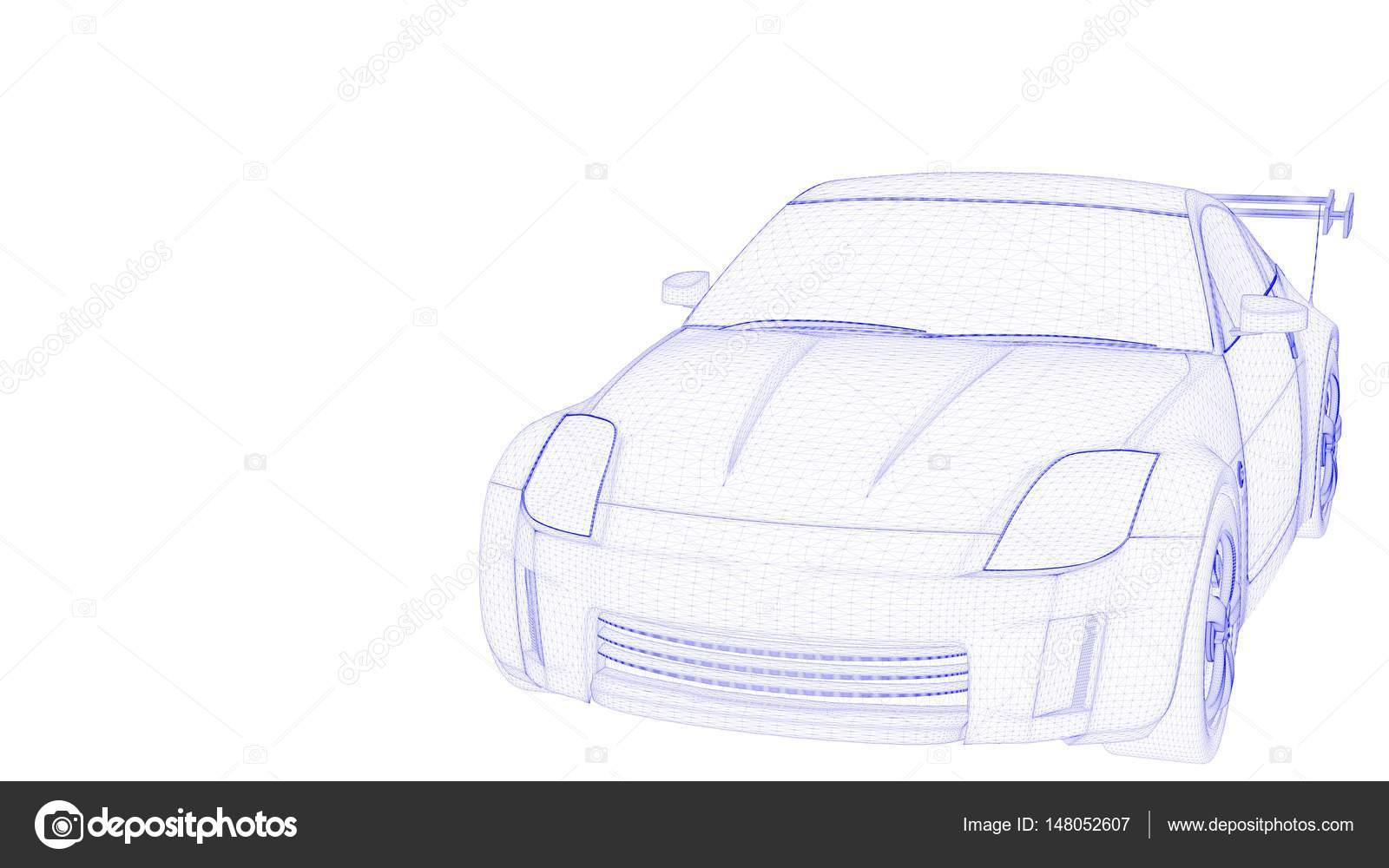 3d rendering of an outlined object — Stock Photo © fares139.hotmail.com ...