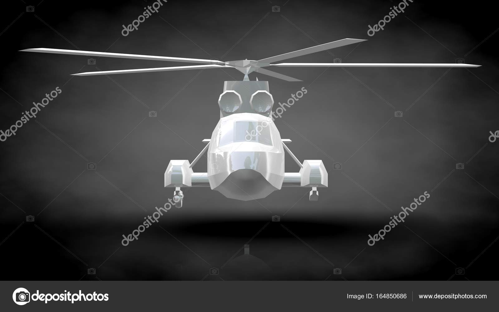 3d rendering of a reflective plane on a dark black background — Stock ...