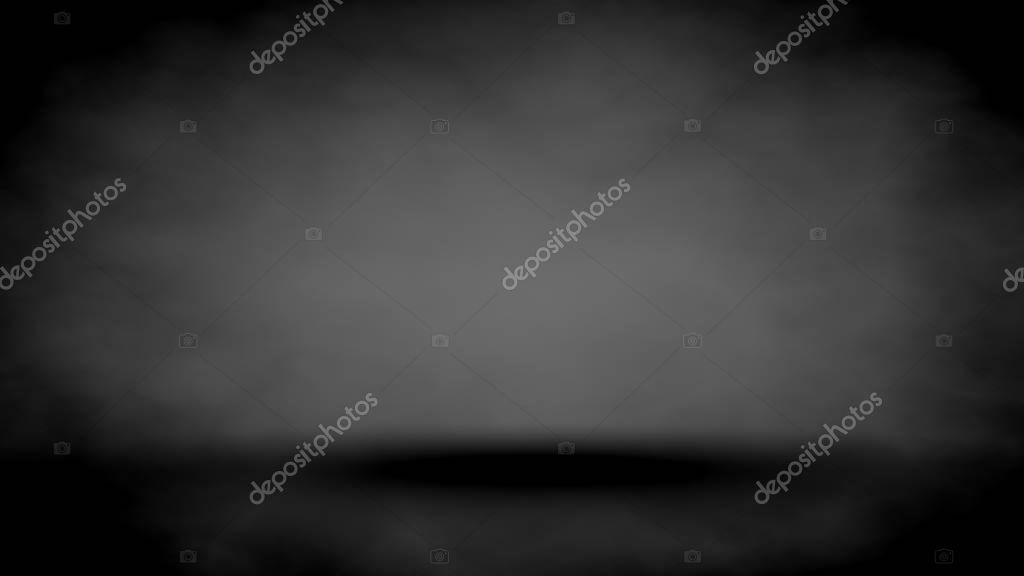 representación 3d de un estudio de fondo negro con luz en el centro 2023