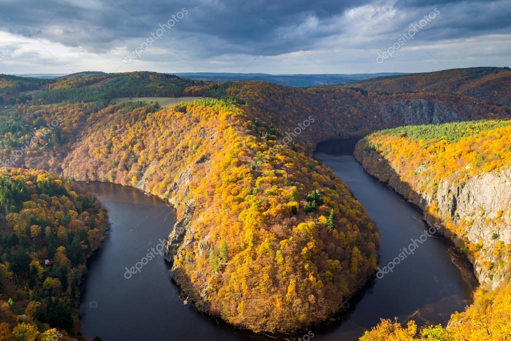 Beautiful Vltava river Stock Photo by ©DaLiu 129860008