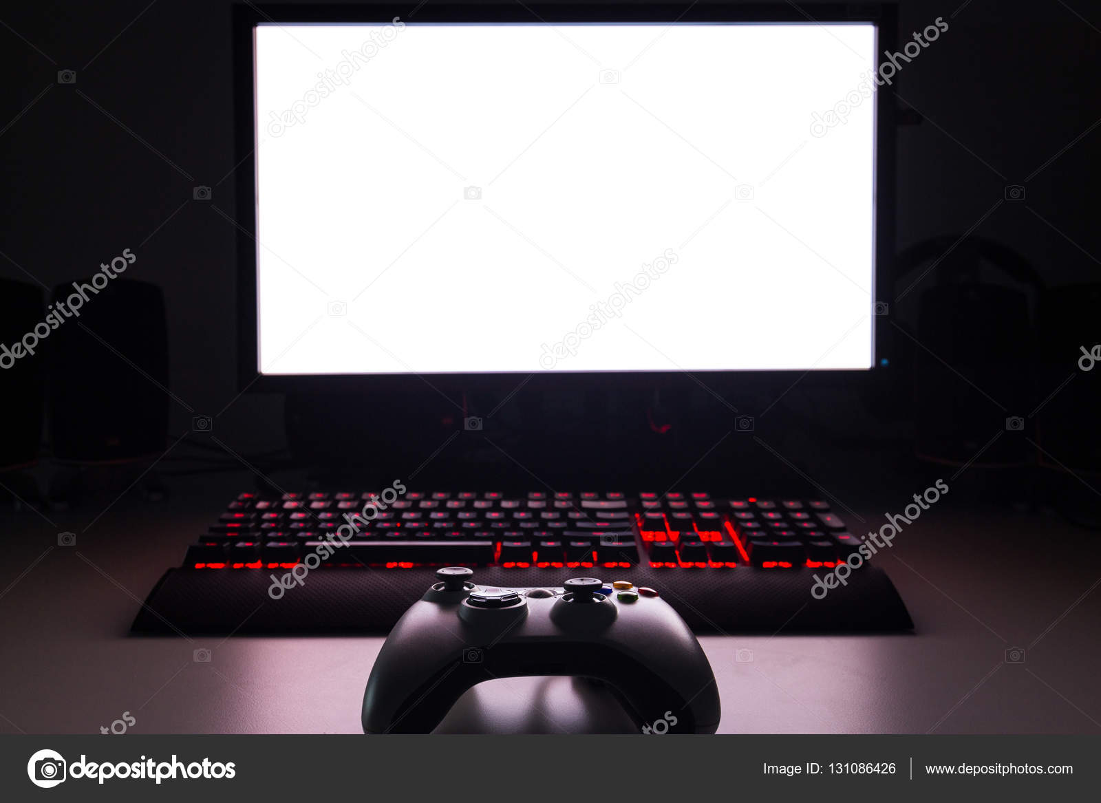 Custom gaming computer — Stock Photo © DaLiu #131086426