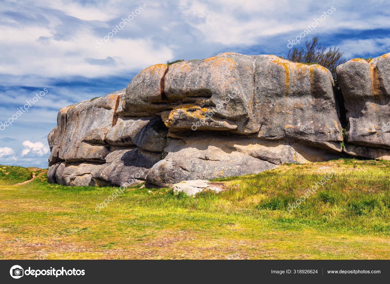 Pink Granite Rock