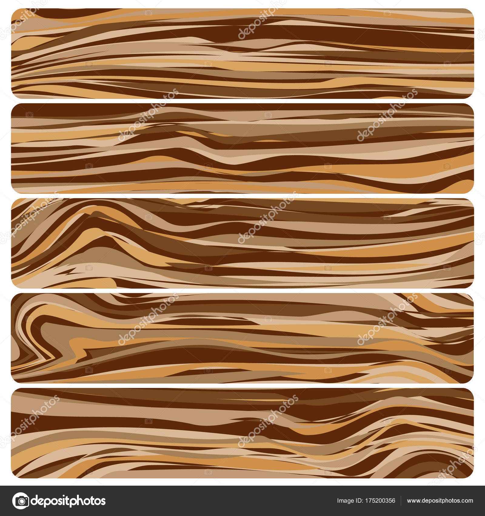Vector abstract wood texture in flat design — Stock Vector © DniproDD ...