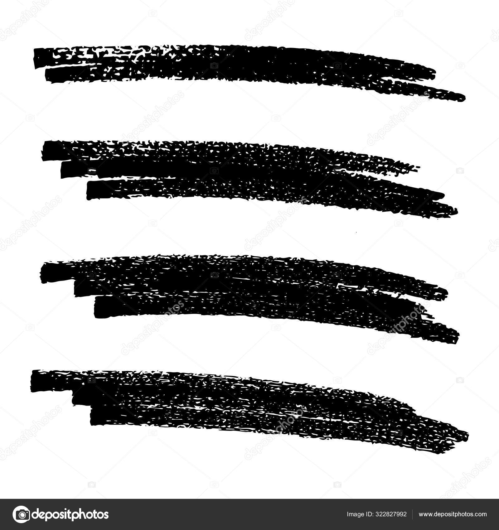 Hand drawn Paint Scribble Stains Stock Vector by ©DniproDD #322827992