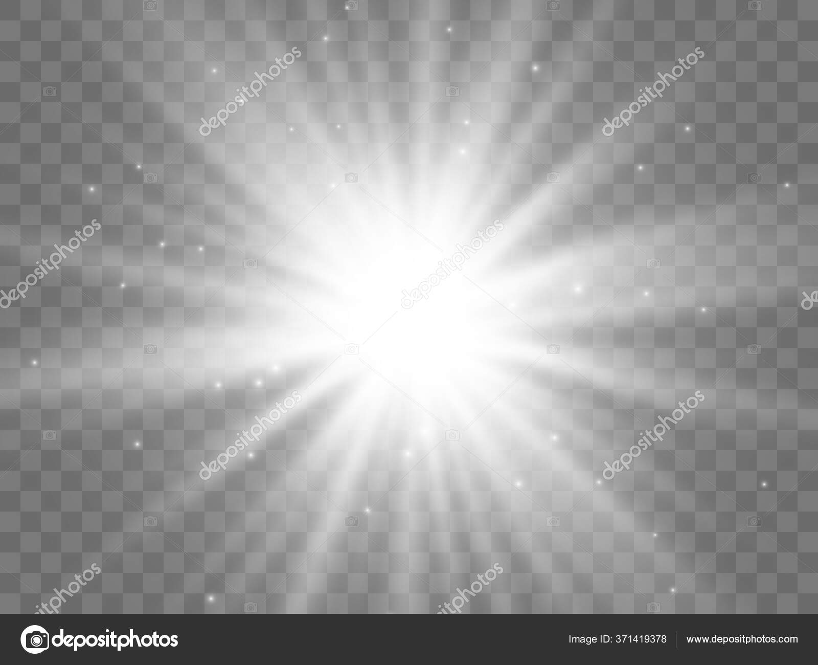 Soleil Fond Transparent