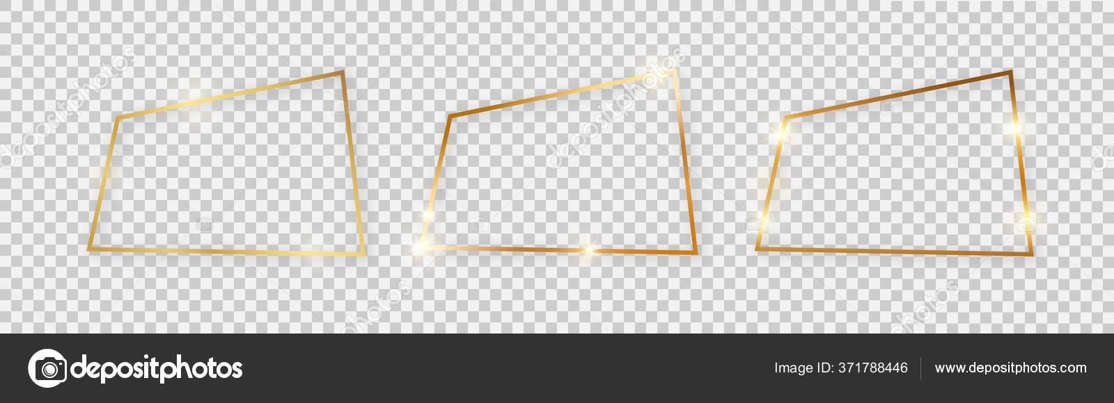 Shiny frames with glowing effects Stock Vector Image by ©DniproDD ...