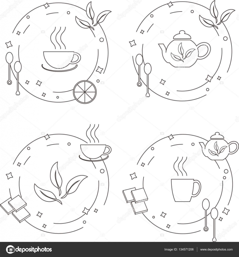 Concept of tea making process. Perfect design element for advertising ...