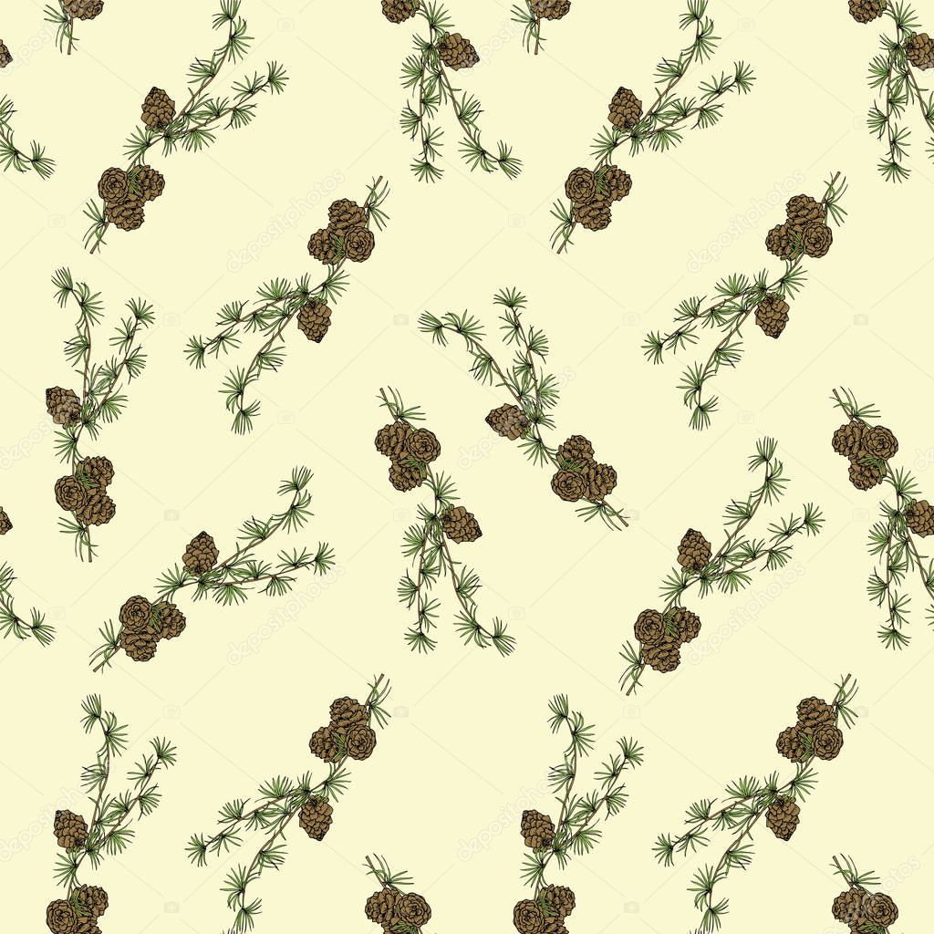 Rama de arco patr n sin costura, cono, elementos de dise o de arte naturaleza colorido stock ...