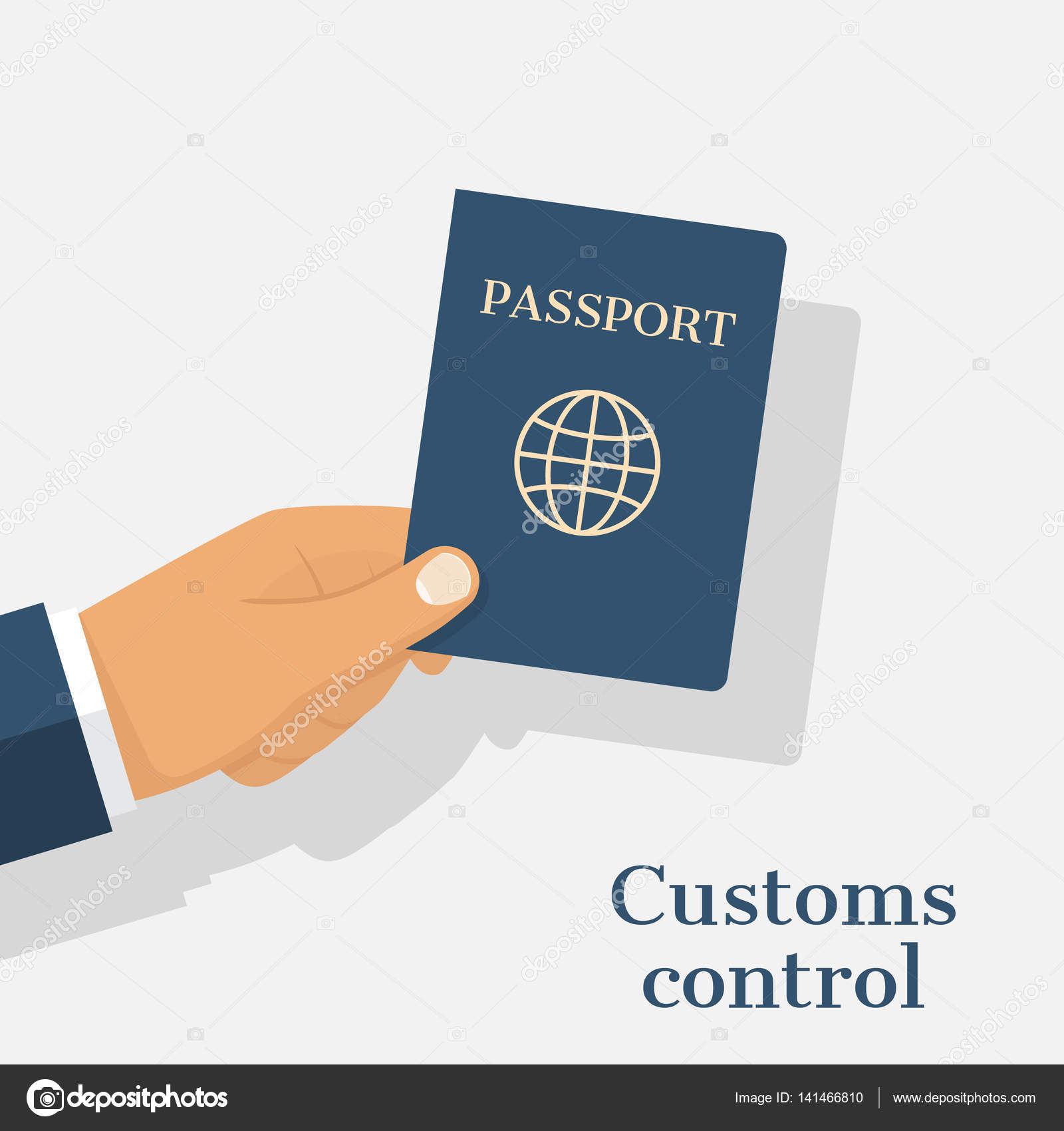 Customs control concept Stock Vector by ©threecvet.gmail.com 141466810