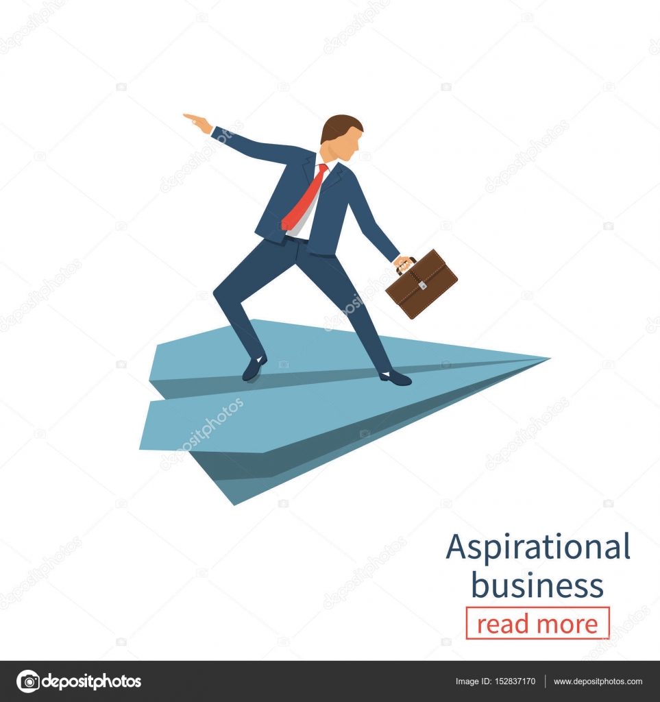 Aspirational business. Leadership Stock Vector Image by ©threecvet ...