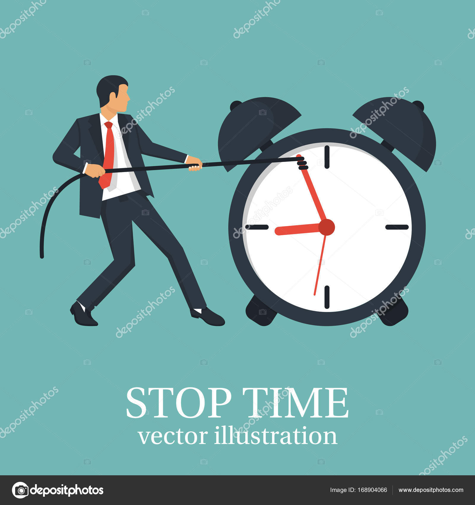 Stop time concept Stock Illustration by ©threecvet.gmail.com #168904066