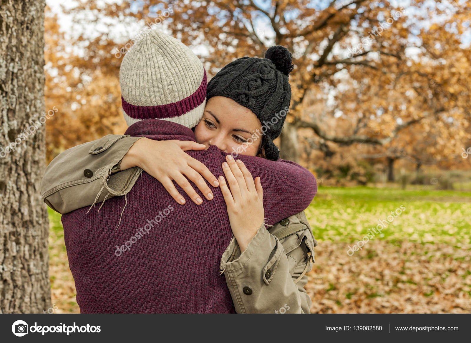 Hugging People Background