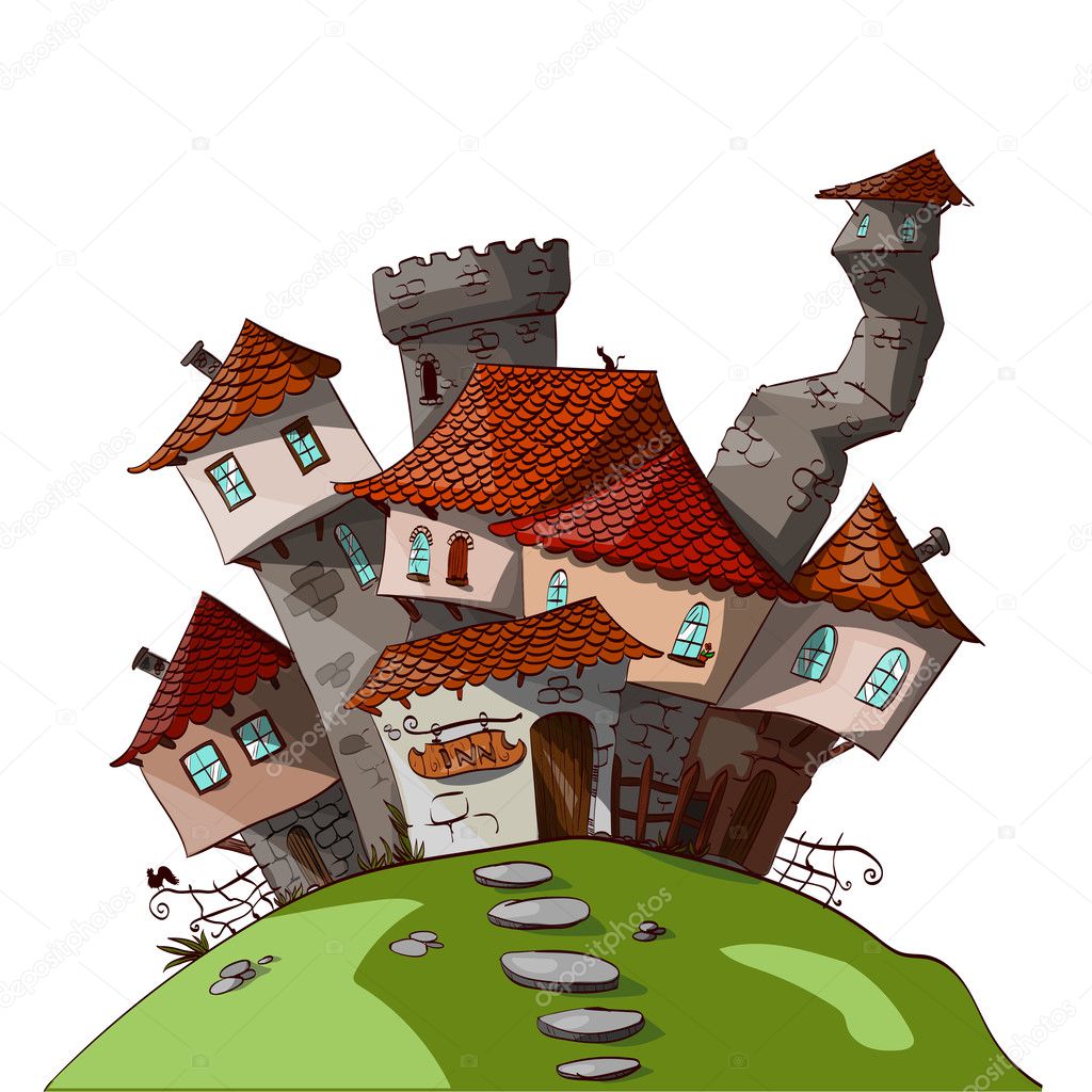 Small vector medieval / fantasy village Stock Vector Image by ©philllbg ...