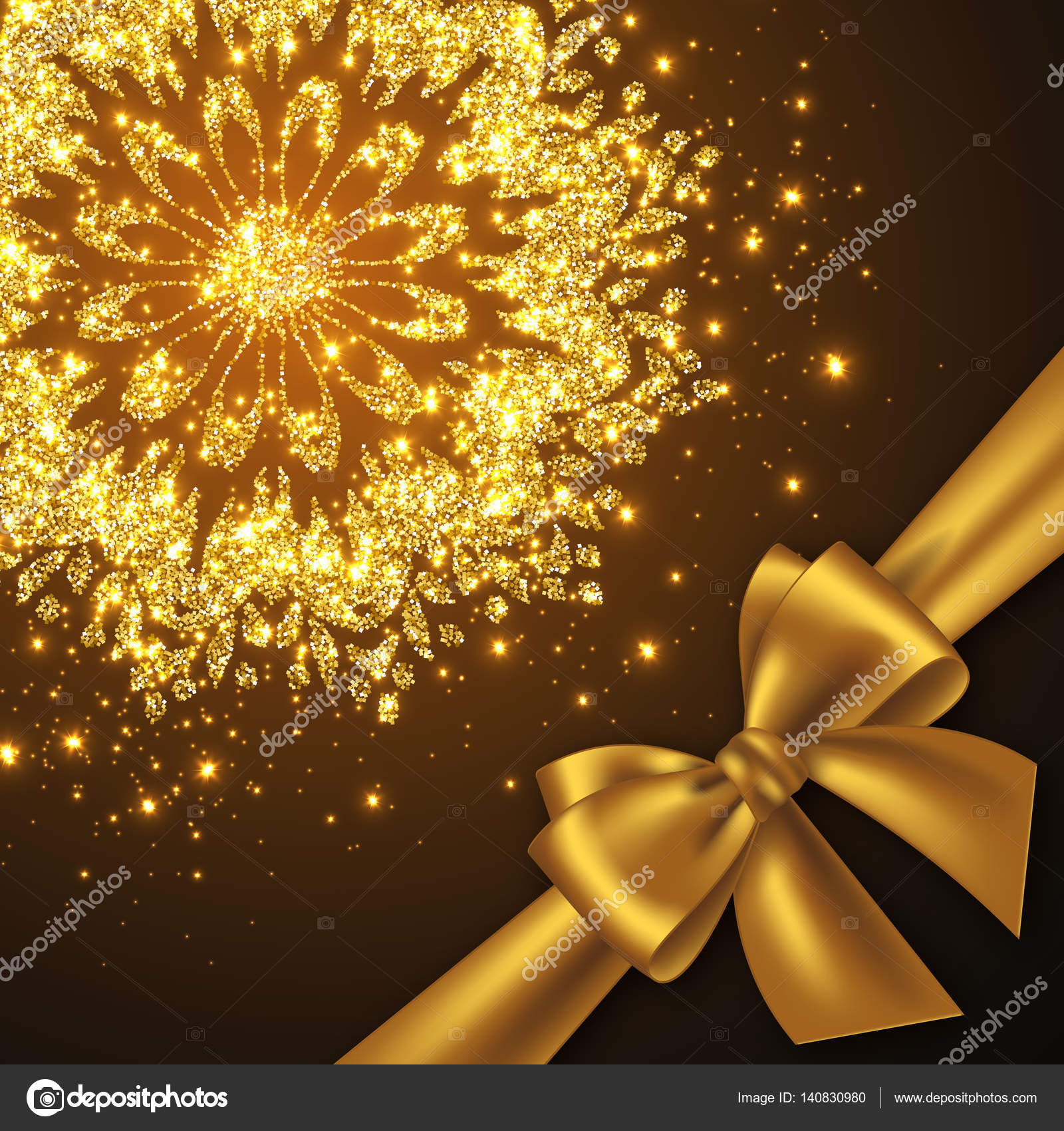 Glitter card design for greeting or invitation. Stock Vector by ...