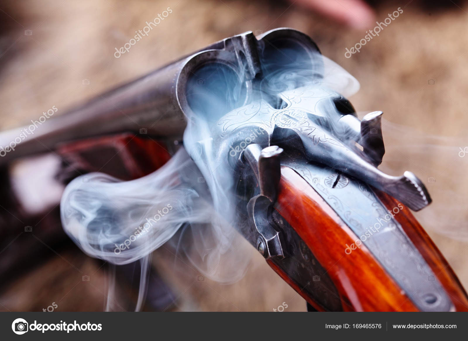 Smoking Shotgun Barrel