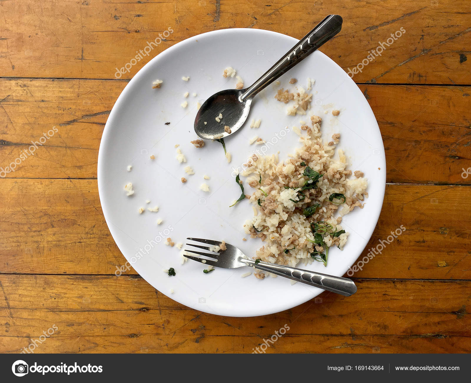 Empty Plate Of Food