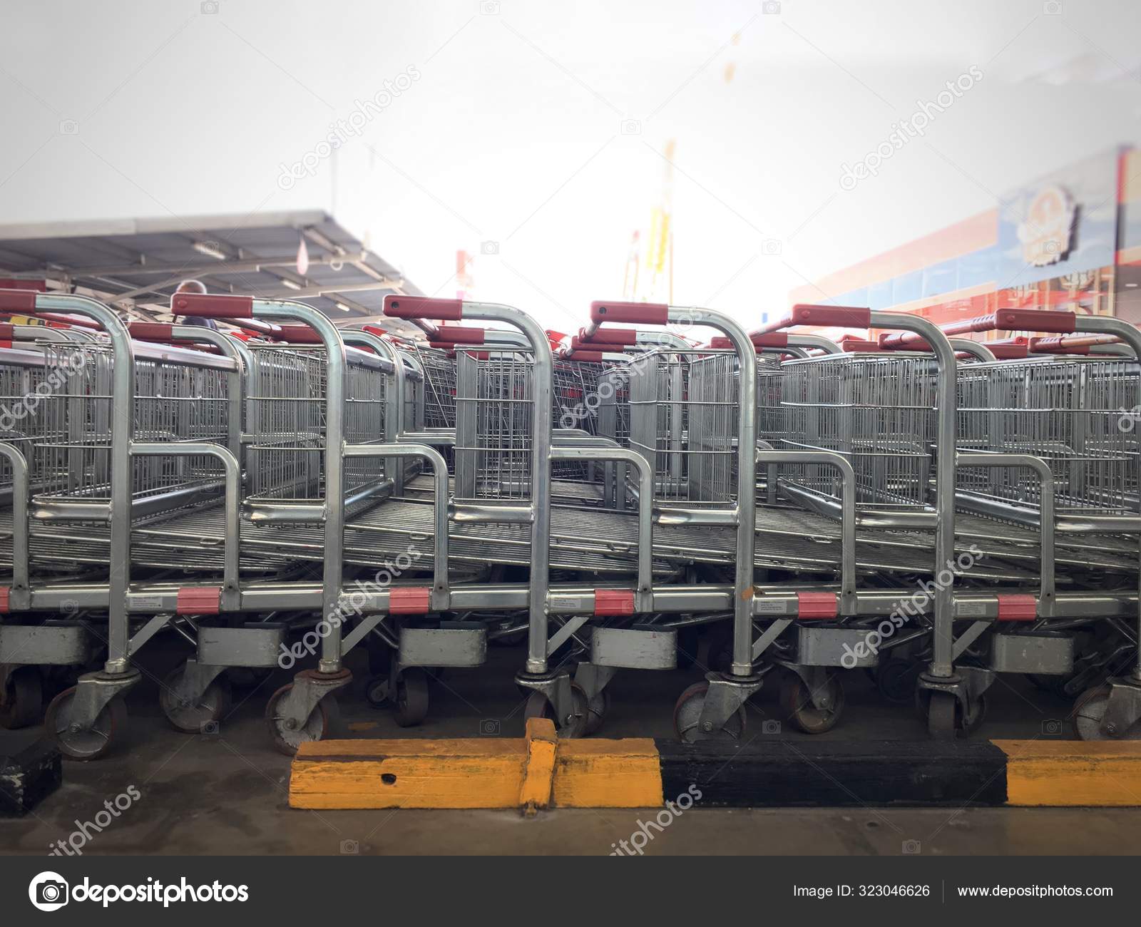 Close Shot Shopping Carts — Stock Photo © n.nonthamand.gmail.com #323046626