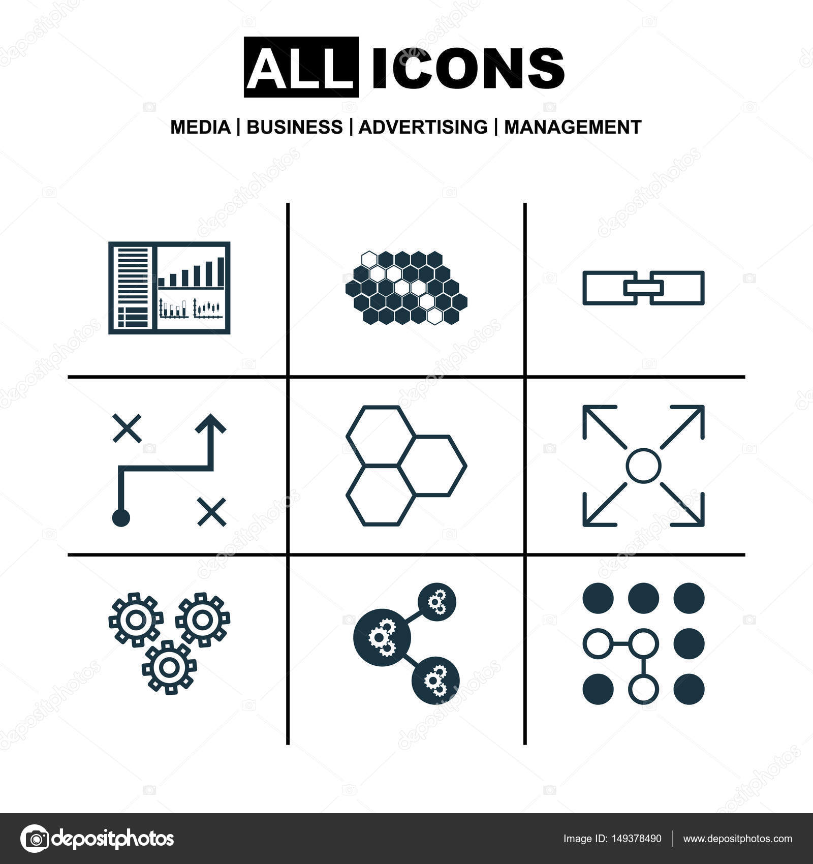 Set Of 9 Machine Learning Icons. Includes Branching Program, Algorithm ... Set Of 9 Machine Learning Icons. Includes Branching Program, Algorithm ...