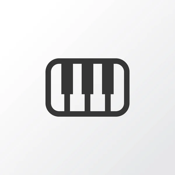 Octave icon colored symbol. Premium quality isolated piano element in ...