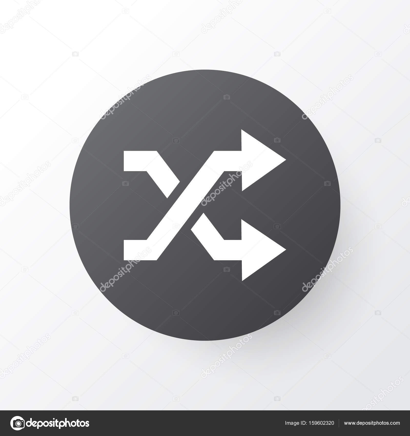 Shuffle Icon Symbol. Premium Quality Isolated Randomize Element In ...
