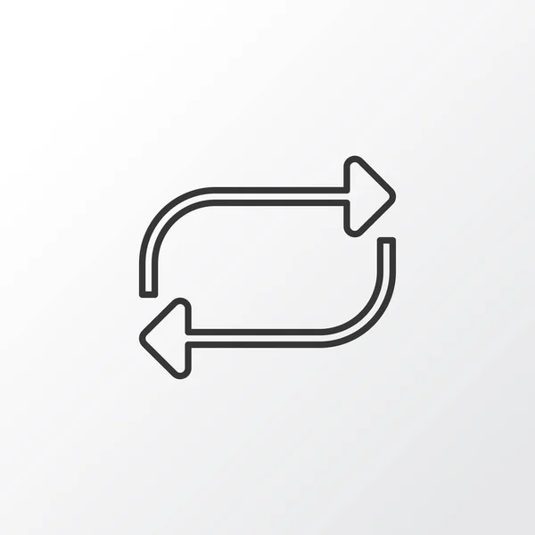 Repite el símbolo del icono. Elemento de actualización aislado de ...