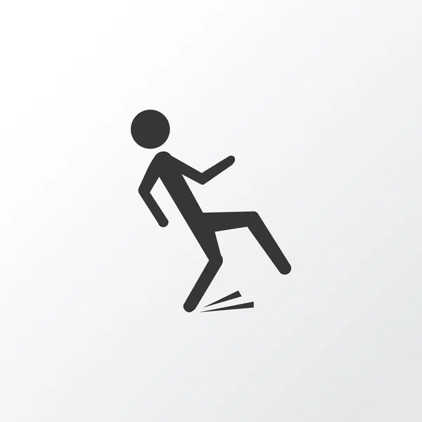 Icon: slippery floor | Slippery floor icon — Stock Vector © rashad ...