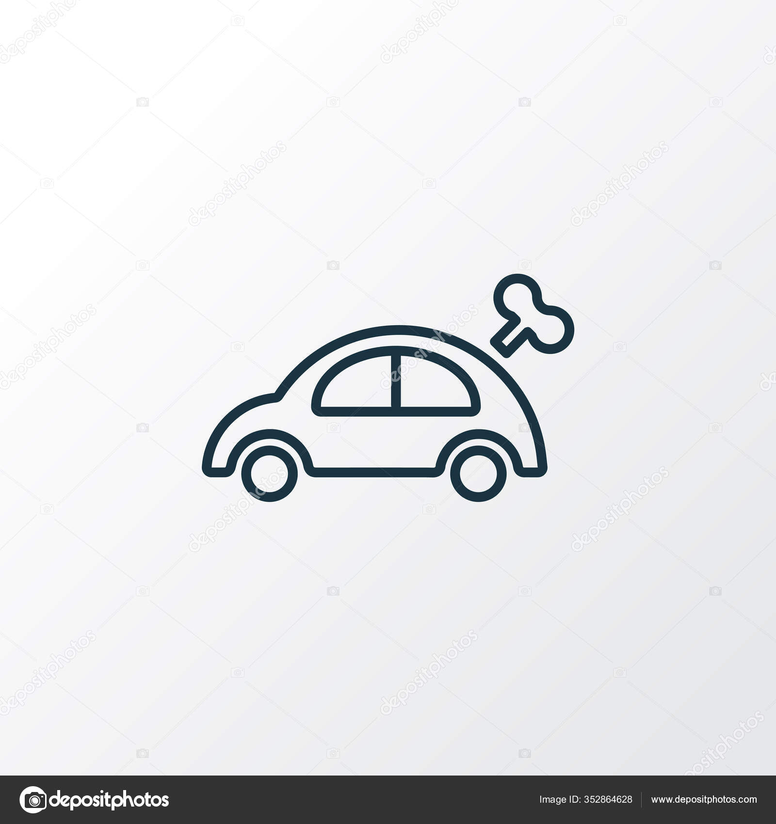Toy Car Icon