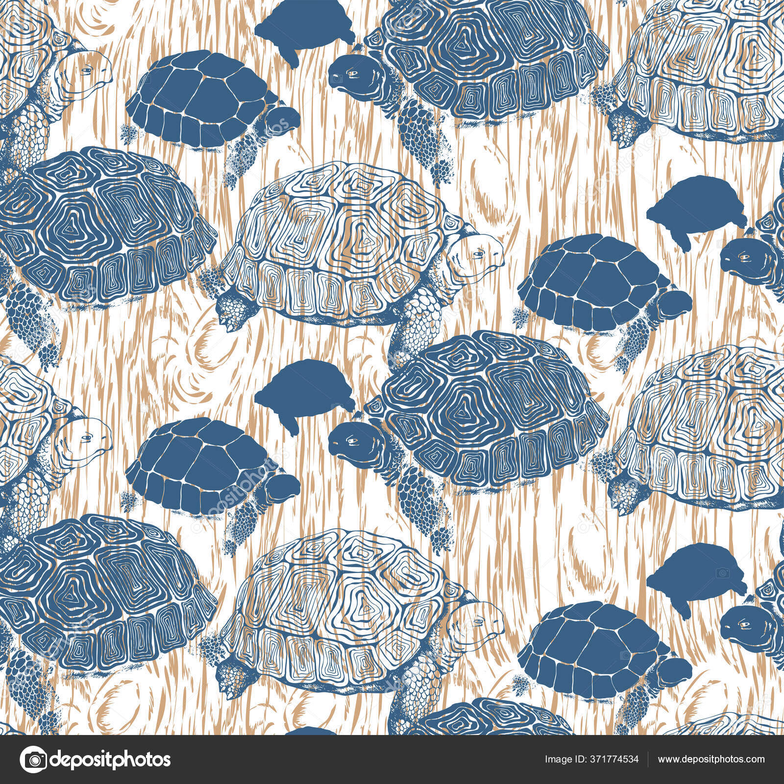 Turtle Print Fabric
