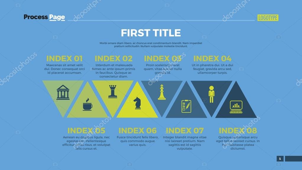 Eight Elements Slide Template Stock Vector by ©surfsup.vector.gmail.com ...