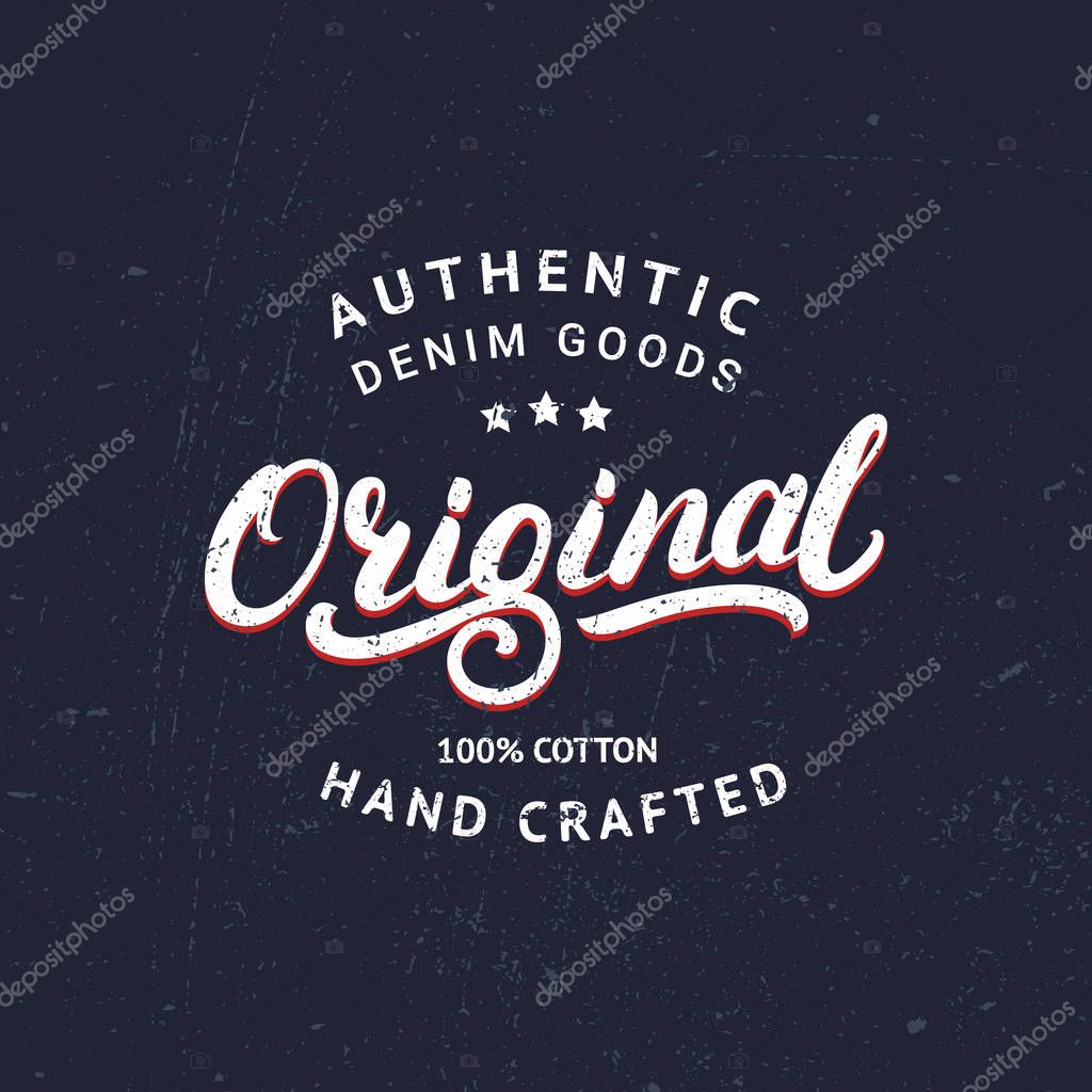 Letras manuscritas originales para etiqueta o insignia. 2025