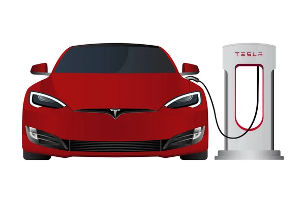 Tesla charging Vector Art Stock Images | Depositphotos