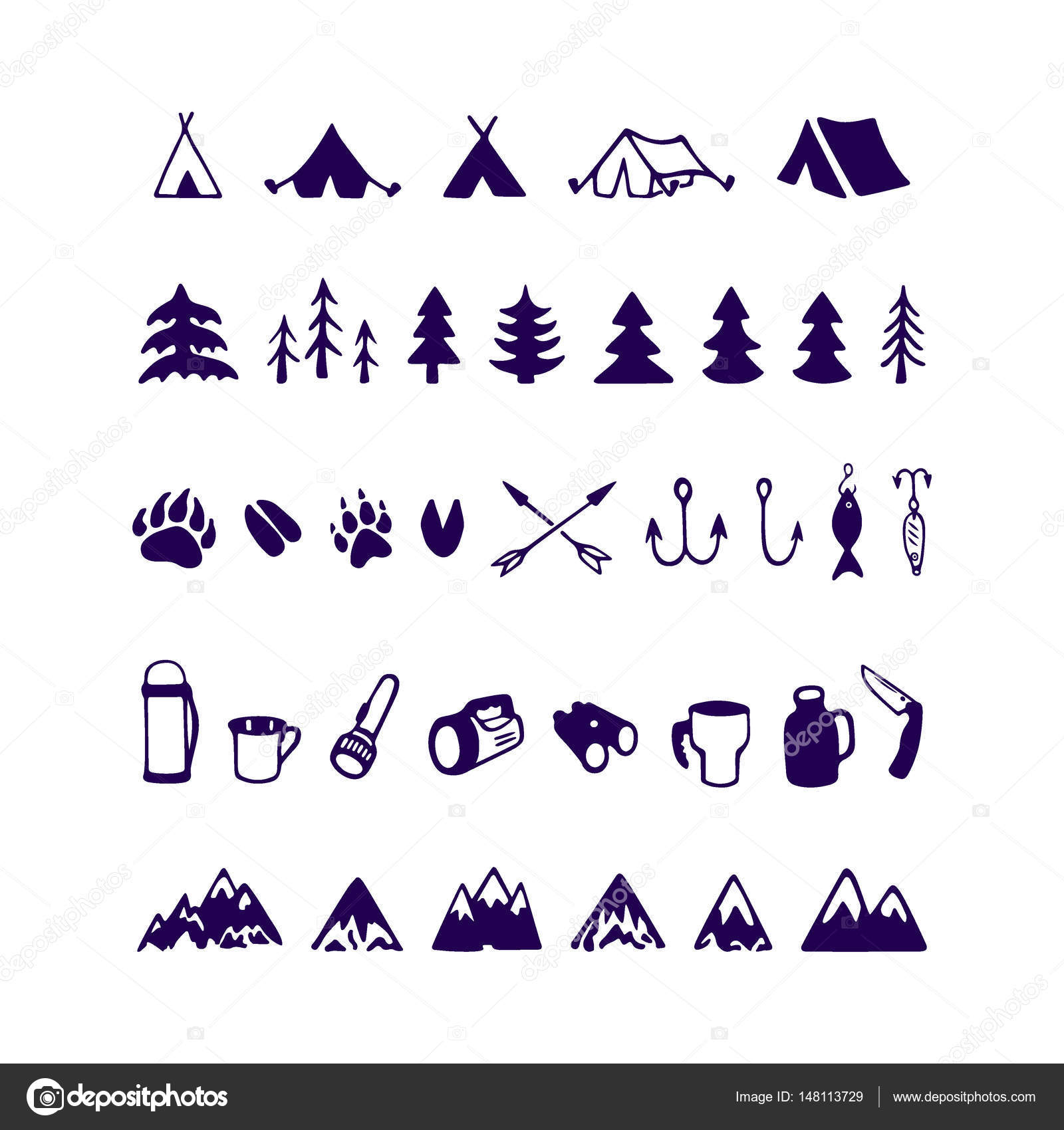 Icono De Campamento Png Camping Icon PNG Images, Vectors Free Download
