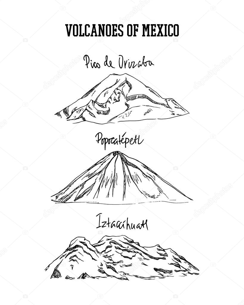 Volcanoes Drawing Pictures