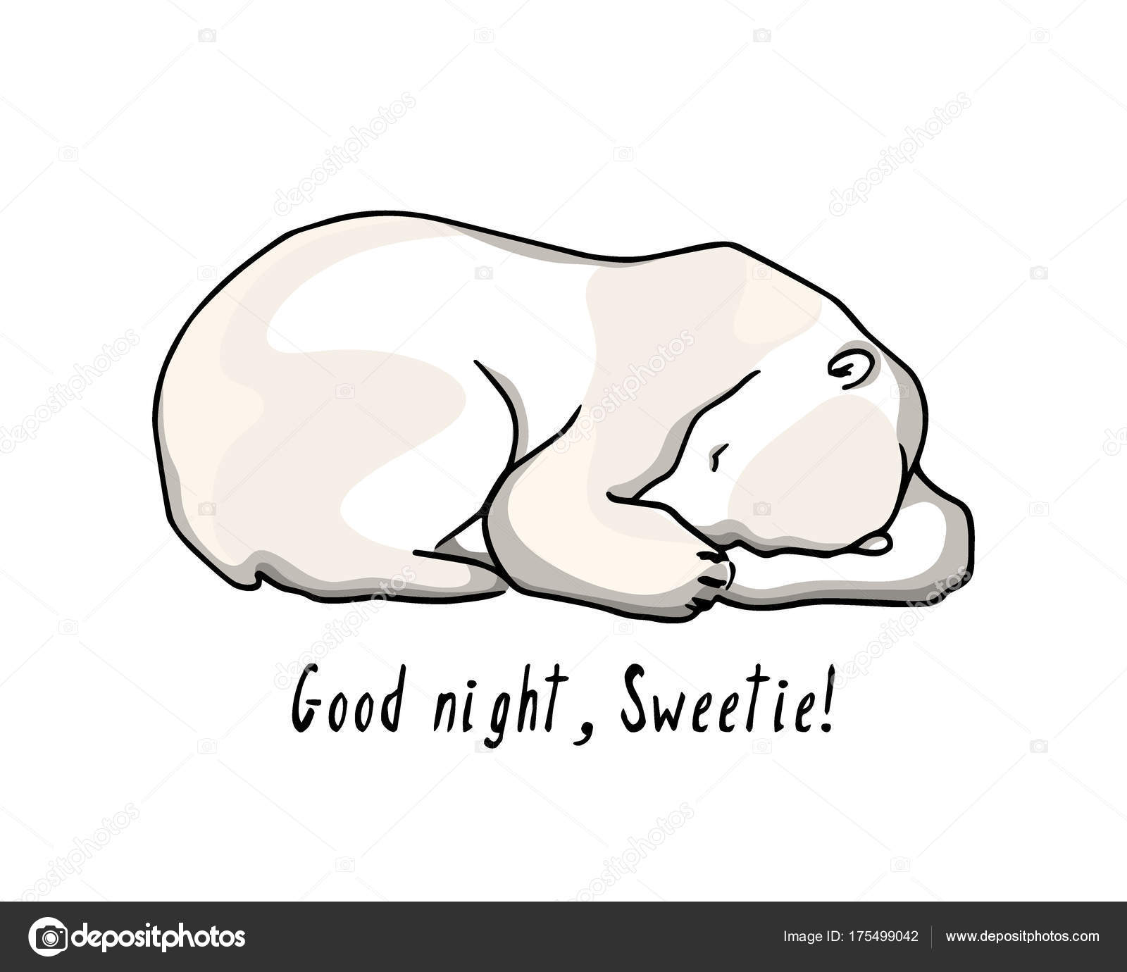 Sleeping Bear Outline