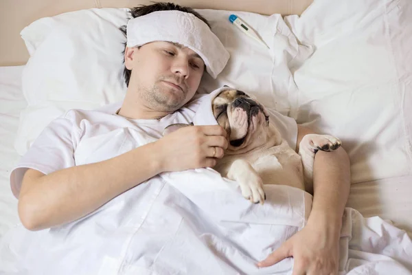 Portrait of sick man Royalty Free Photo, Stock Image by © marmin1887 ...