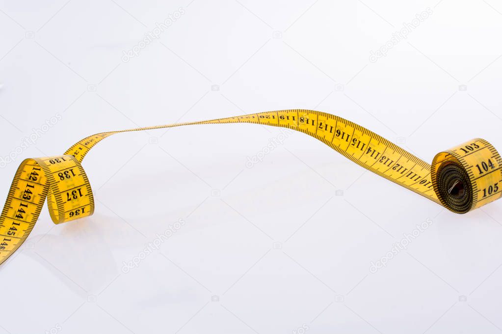Yellow color measuring tape — Stock Photo © turgayada.hotmail.com ...