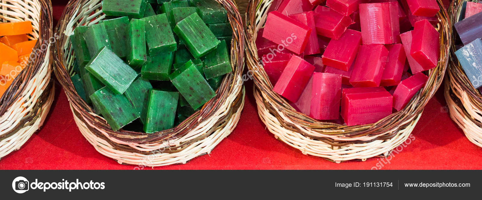 Collection Bars Fragrant Hand Made Organic Soap Stock Photo by ...