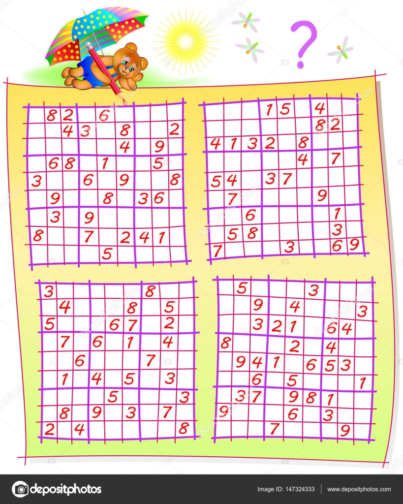 Hojas De Trabajo De Sudoku