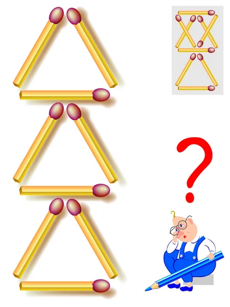 Logic Puzzle Game Find Correct Pattern Draw All Rows All Stock Vector ...