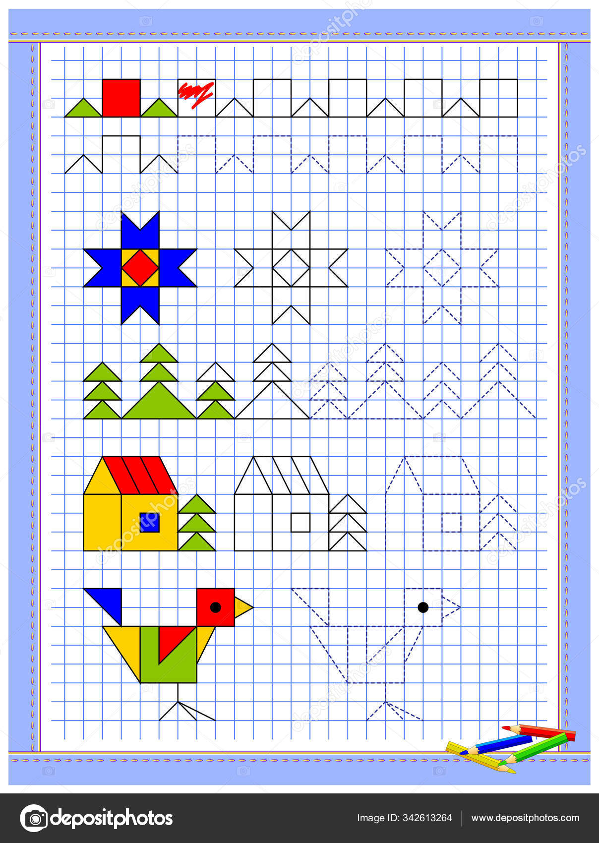 Math Square Coloring Pages