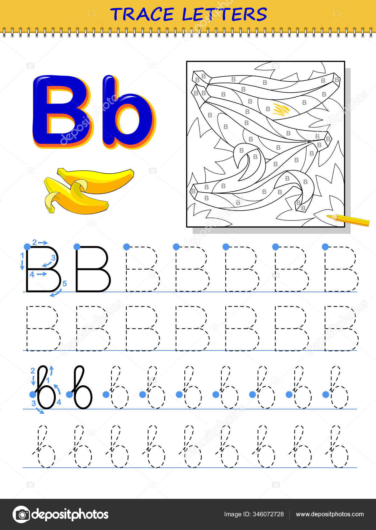 Hoja De Trabajo Imprimible De La Letra B